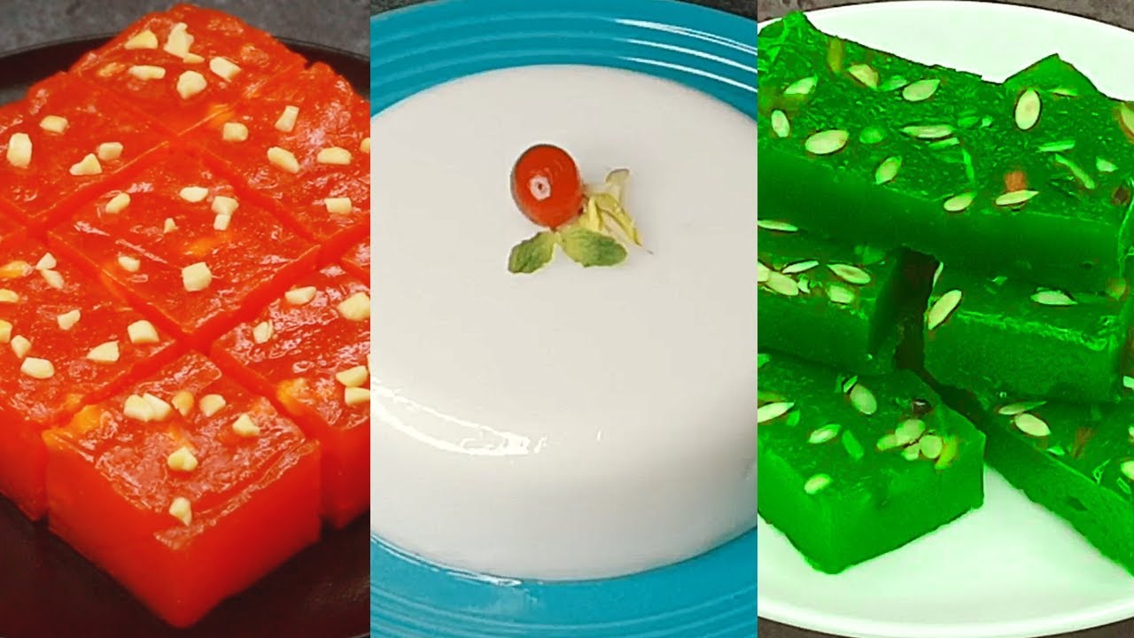 3 Instant Tricolour Recipes | Independence Day Special Tricolor dessert ...