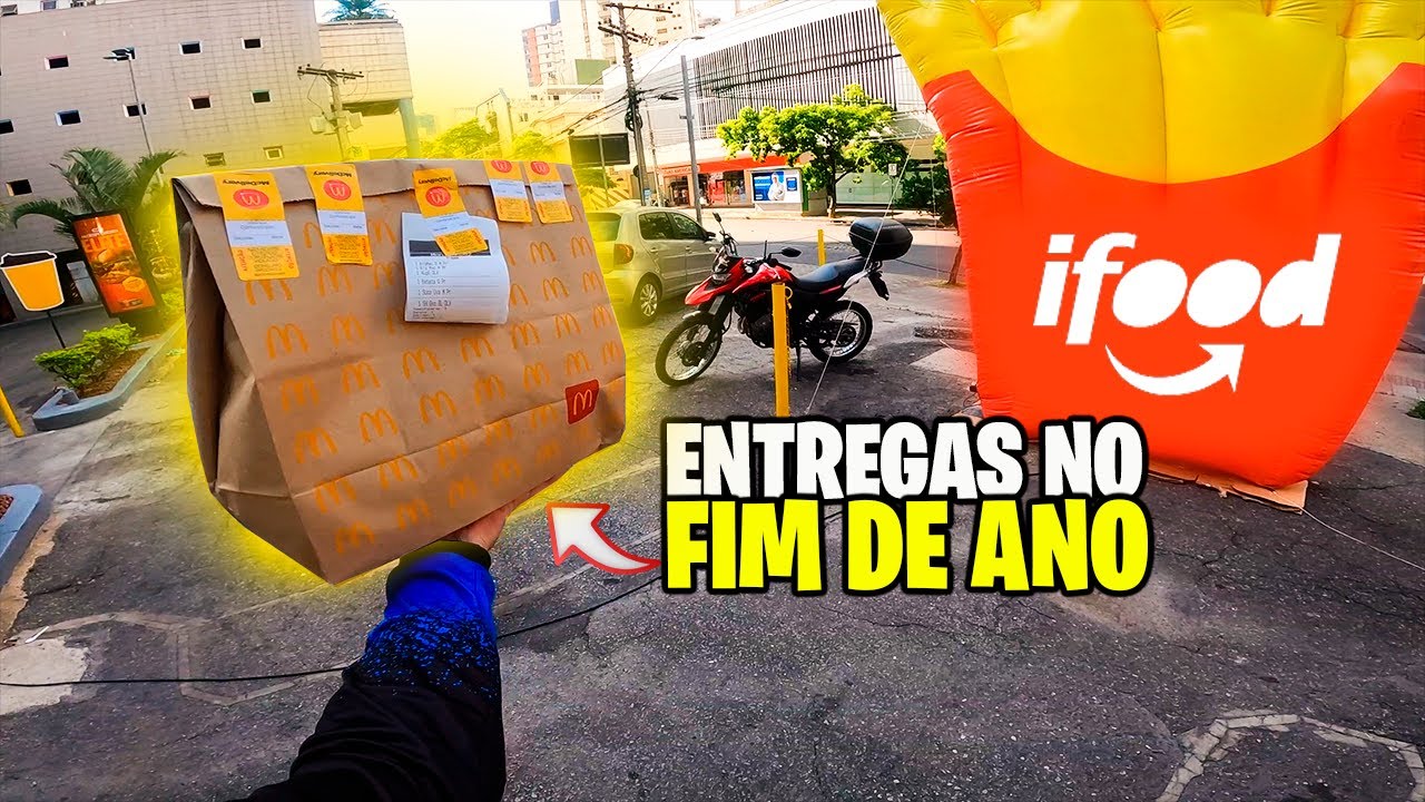 IFOOD ENTREGADOR FINAL DE ANO DA PRA GANHAR DINHEIRO ? - YouTube