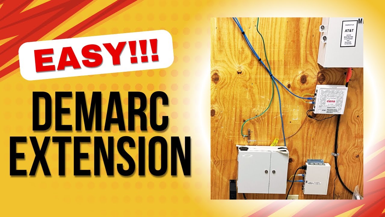 Easy Hack: How To Run A Demarc/Circuit Extension - YouTube