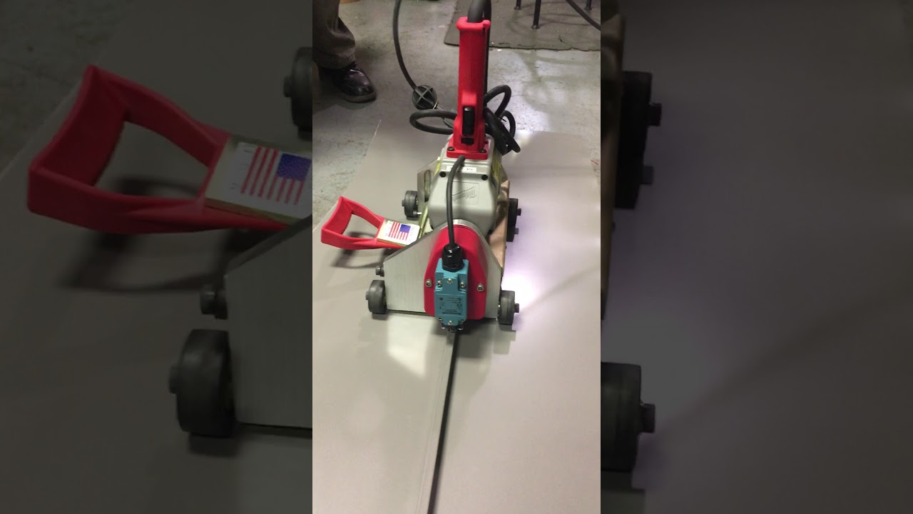 SSX Power Seamer - 1" mechanical lock - YouTube