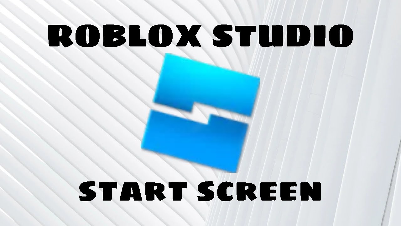 Roblox Studio StartScreen (TUTORIAL) - YouTube