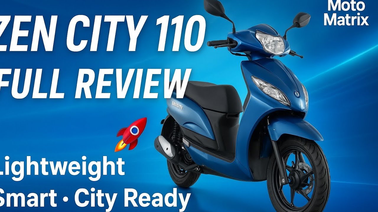 Zen City 110 (2025) — Real Ride Review | Best Budget Scooter for Daily ...