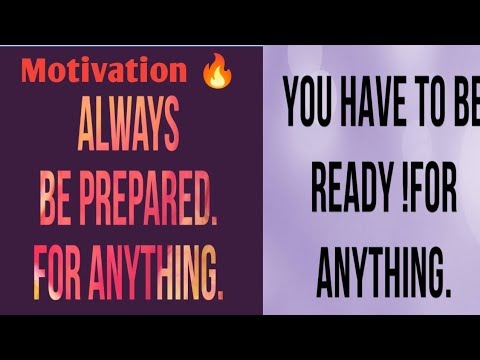 Be prepared for everything | Life motivation | Motivational speech | be ...