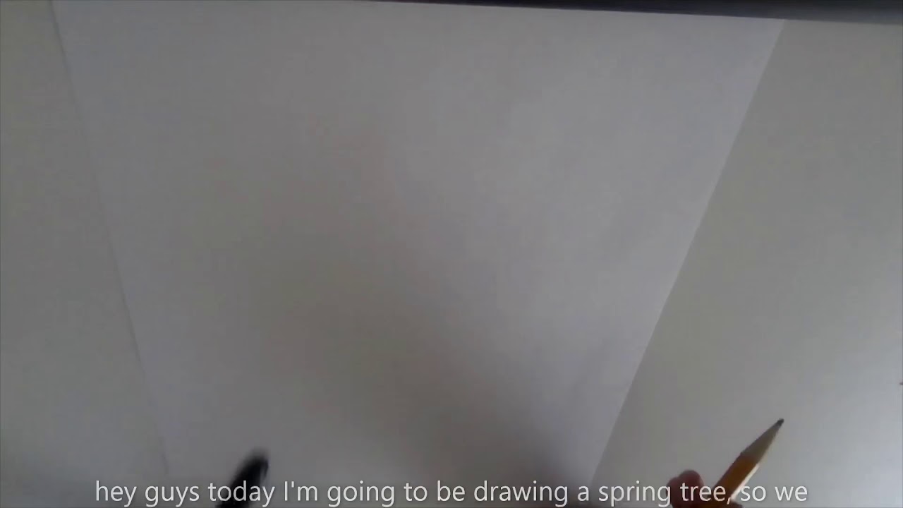 How to Draw a Spring Tree - YouTube