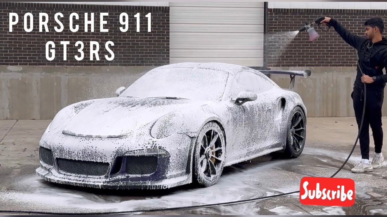Exterior Cleaning a Porsche 911 GT3RS - FULL EXTERIOR DETAIL - YouTube