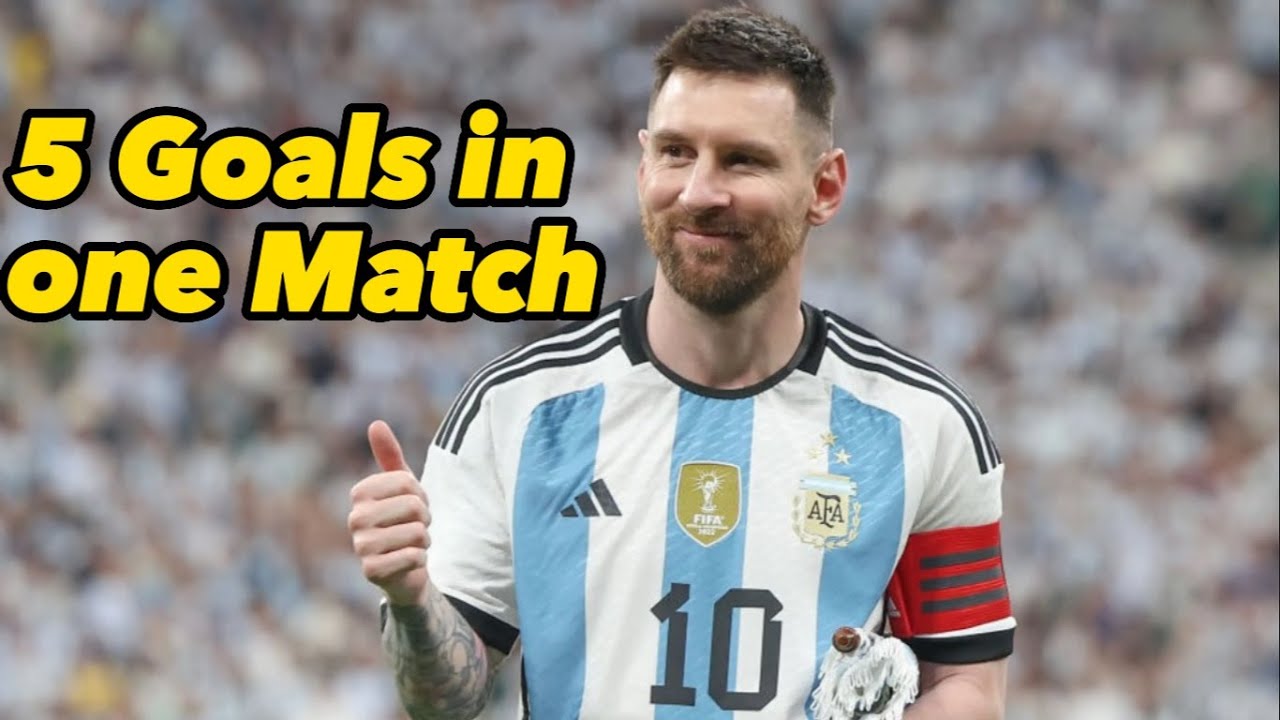 Messi Scored 5 Goals in one Game with Argentina ️🐐🔥 - YouTube