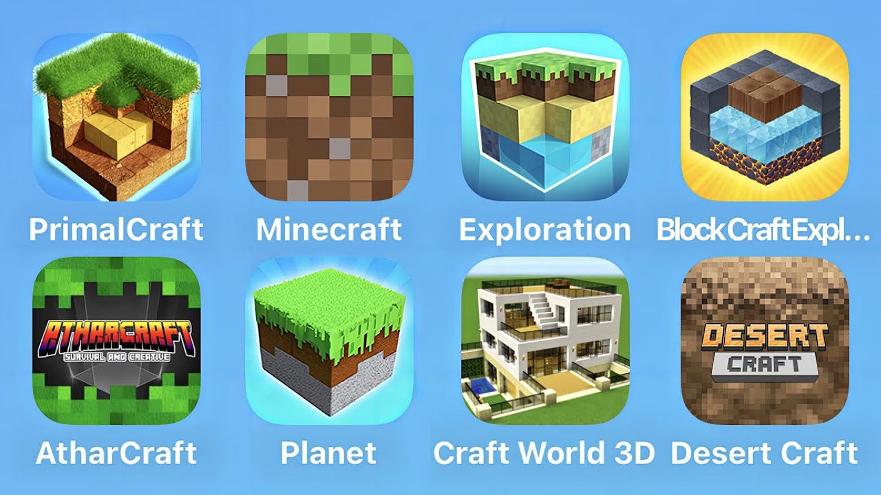 Primal Craft, Minecraft, Exploration, Block Craft Exploration, Athar ...