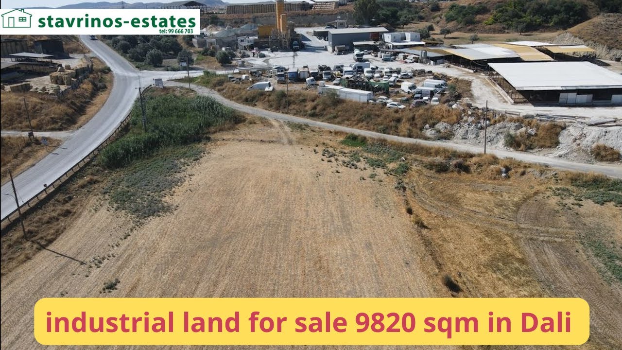 Industrial land for sale in Dali Nicosia Cyprus - YouTube
