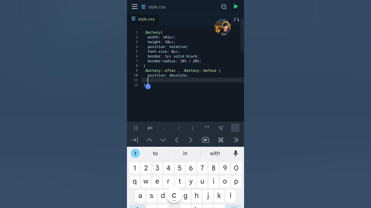 Loading Battery Animation π Html Css Coding Codewithbri Frontend Webdeveloper Trending