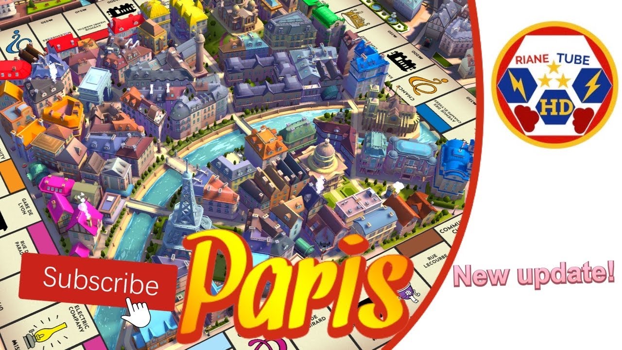 Monopoly gameplay Paris La Belle Époque Board gameplay New Update - YouTube