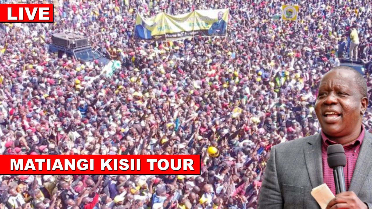 LIVE: Fred Matiangi roars in Kisii as he officially begin his 2027 ...