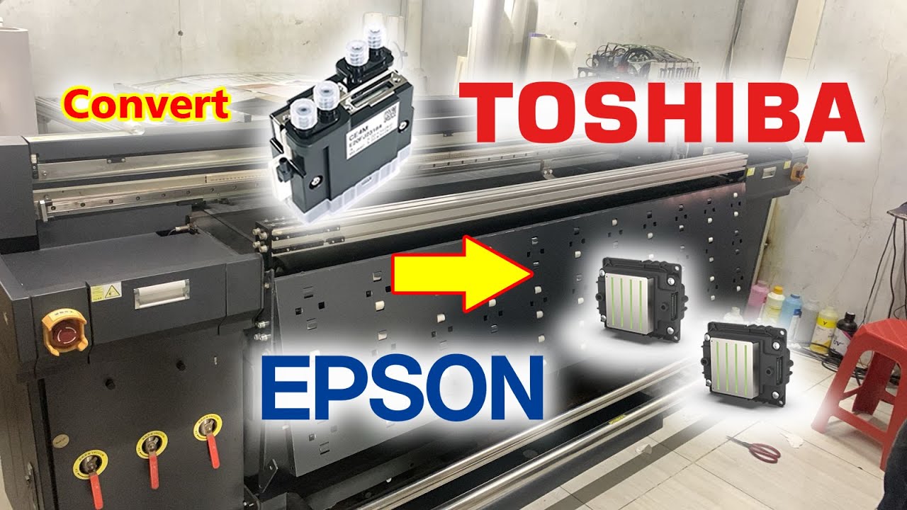 Convert Printer UV Hybrid Xenons M180 Toshiba Printhead ke Epson i3200 Hosonsoft | FlexiPrint ...
