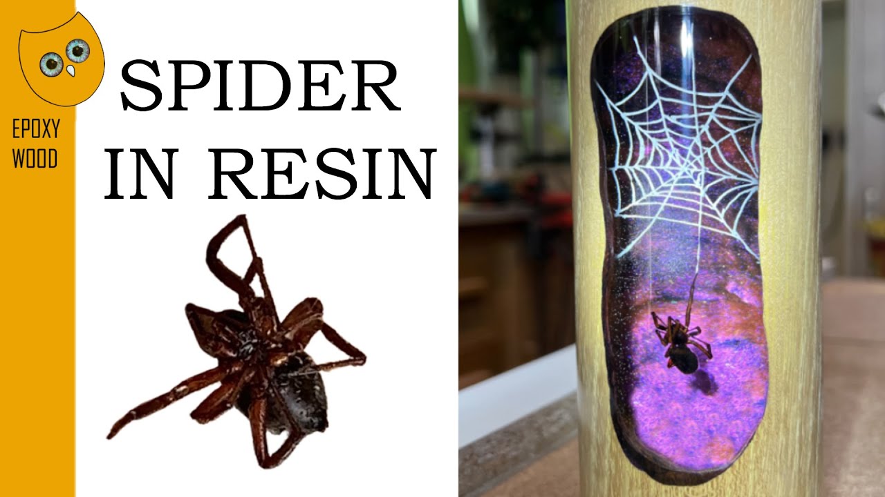 The BEST SPIDER Resin Casting Project for Halloween! - YouTube