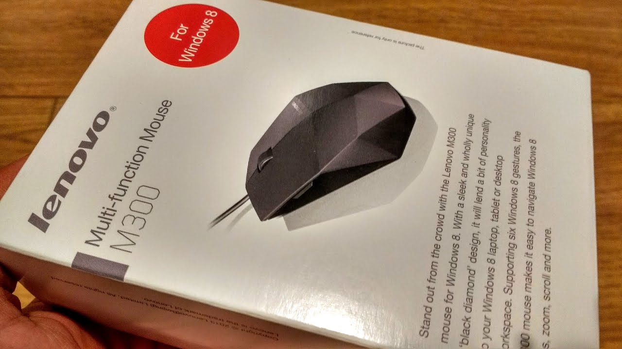 Lenovo M300 Mouse Multi-Functional - Unboxing - YouTube