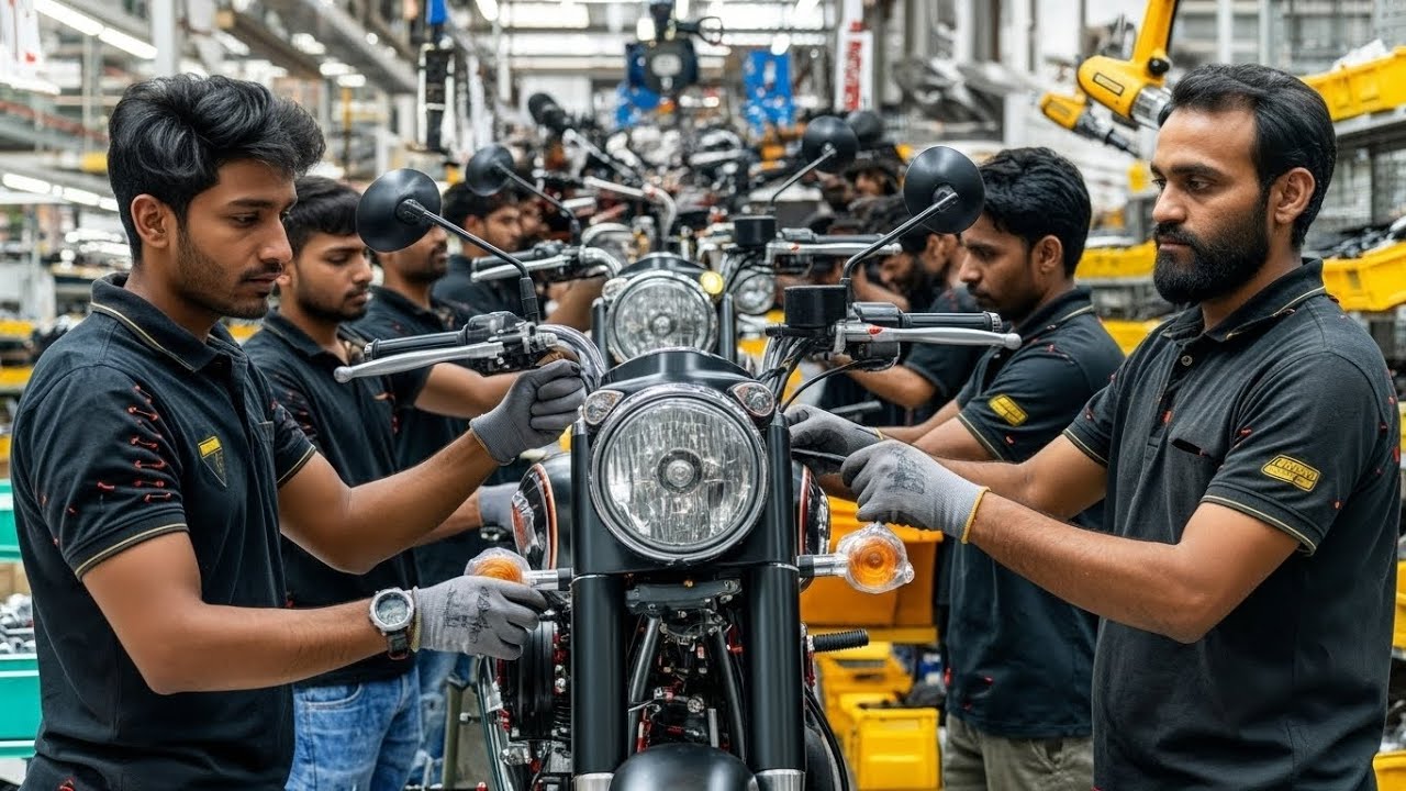 Inside the Royal Enfield Factory: Complete Manufacturing Process in ...