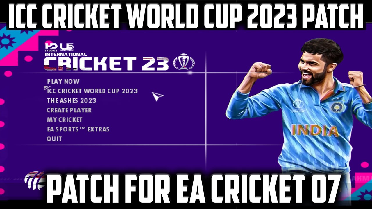 How to Download & Installation ICC World Cup 2023 Patch for EA Cricket ...