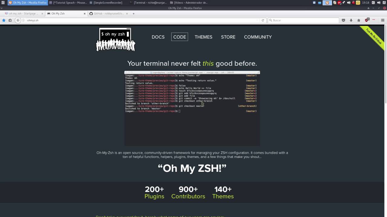 Zsh Oh My Zsh Youtube
