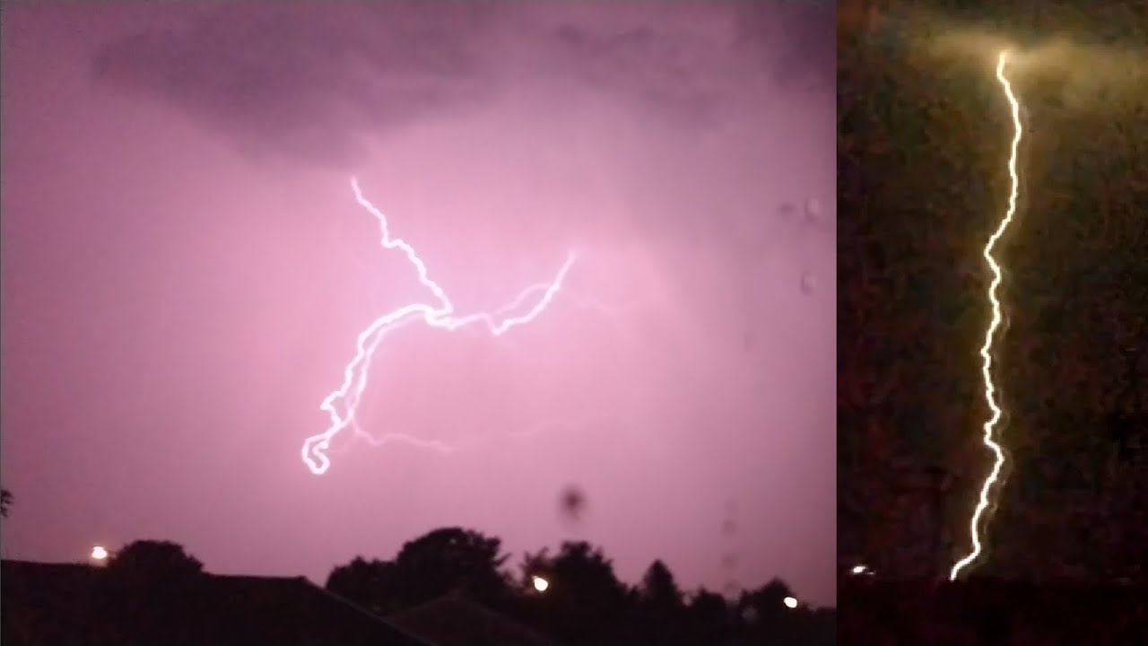 Mad Thunderstorm slow motion. - YouTube
