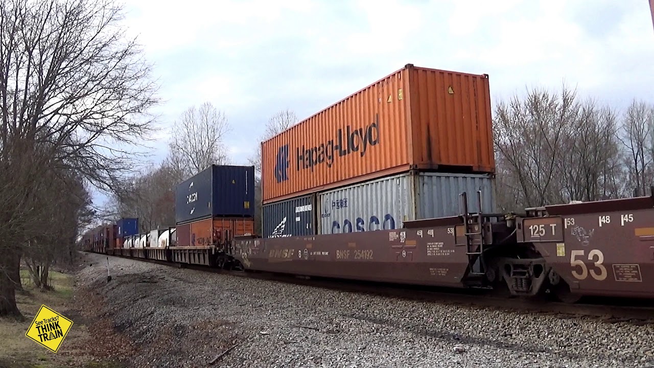 NS 9010 (GE C44-9W) trails NS 23G - YouTube