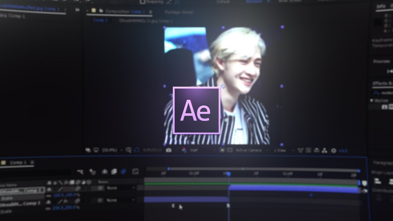 after effects — warp bounce effect - YouTube