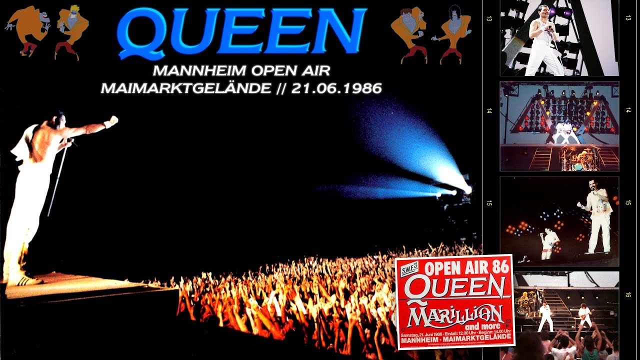 Queen - Live in Mannheim (21st June 1986) - Audience Recording - YouTube