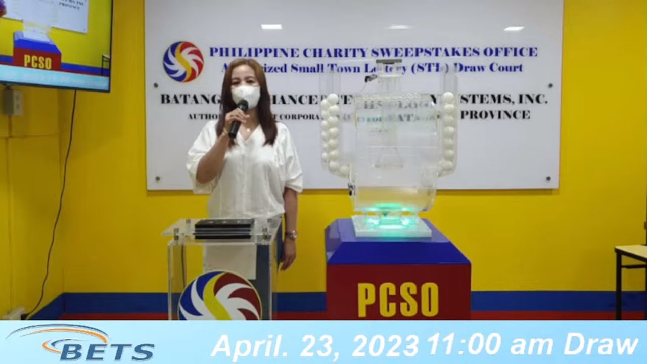 STL batangas Draw result today live 11AM | April 23 2023 11AM draw ...