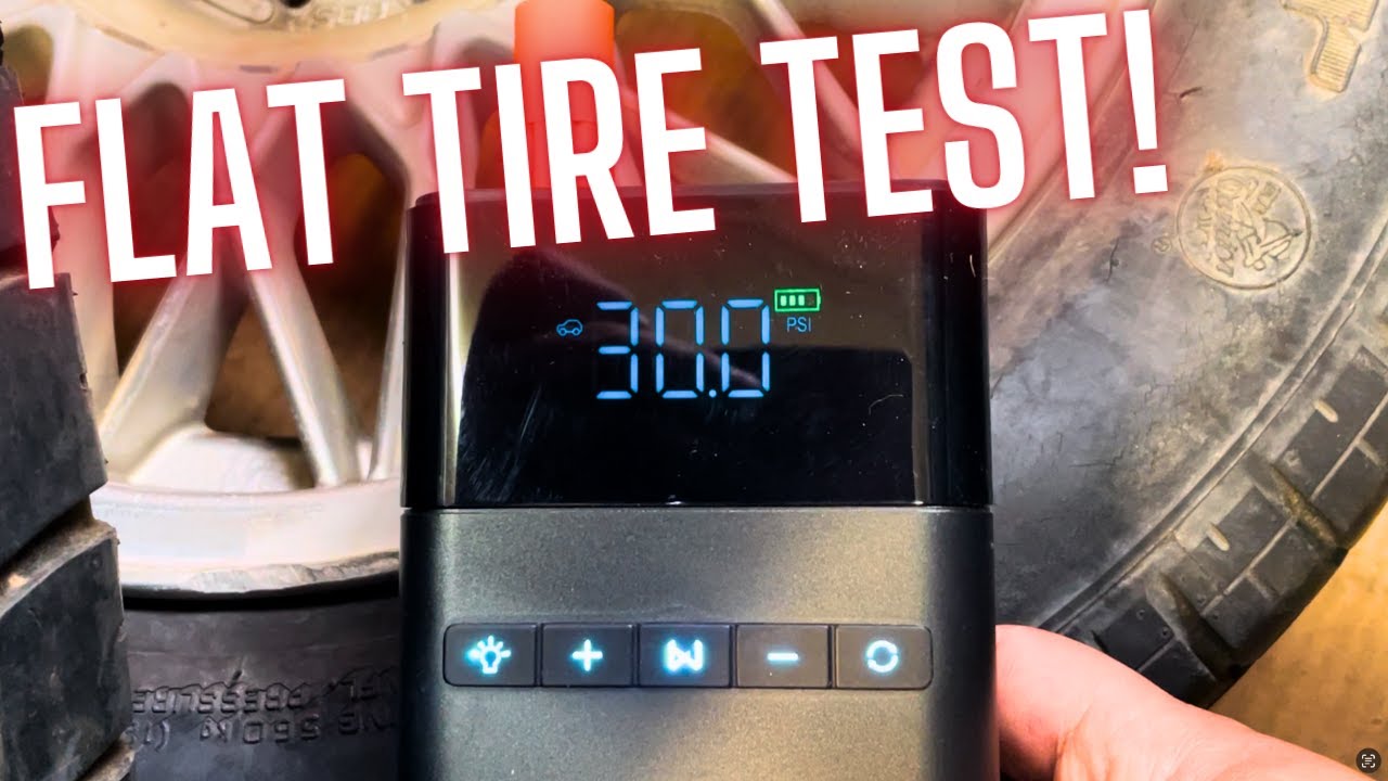Portable Car Jump Starter [Testing The Tire Inflator] - YouTube