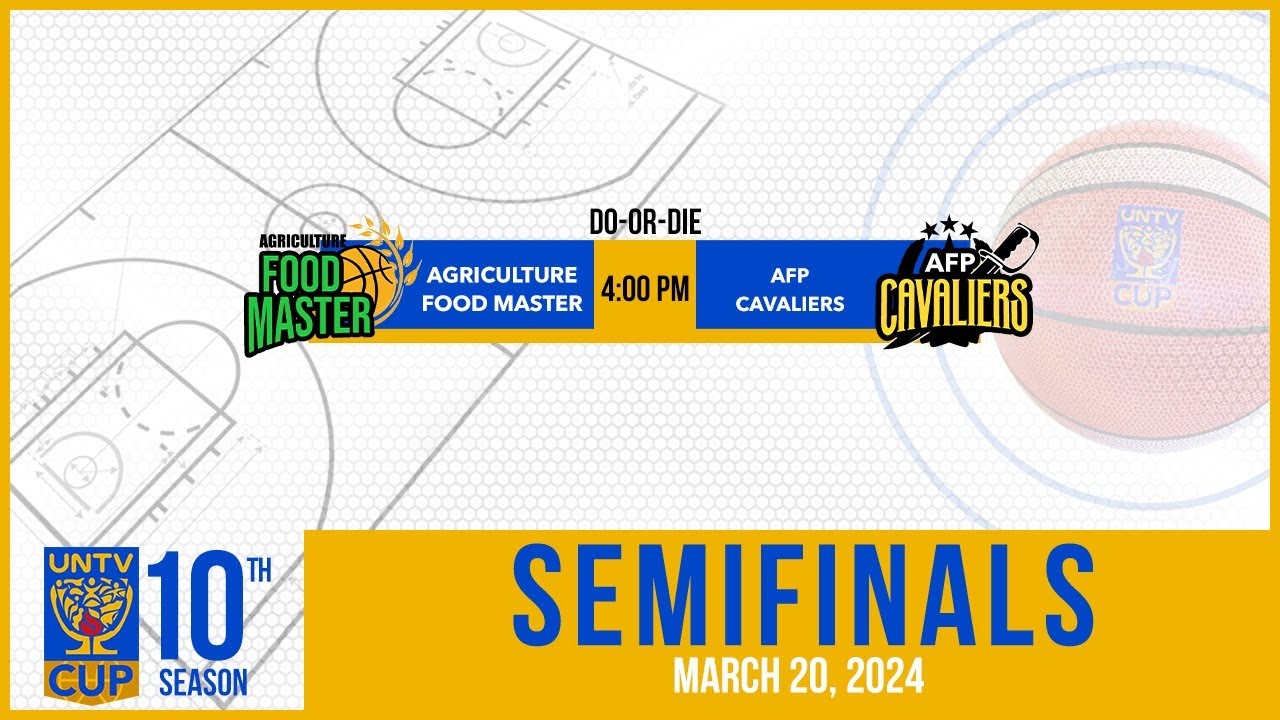 LIVE FULL GAMES: UNTV Cup Semifinals at PACO ARENA, Manila | March 20 ...