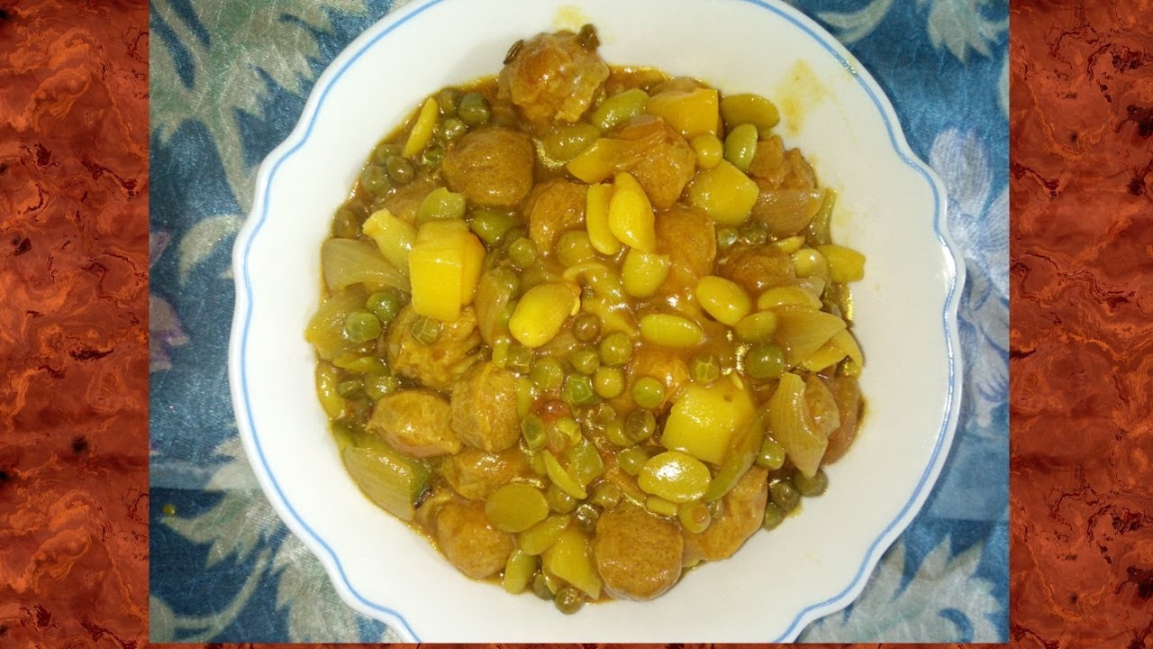 How To Cook Soya Meat || High Protein With Mix Vegetables || soya curry ...