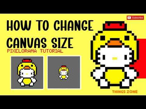 Pixelorama Tutorial/How to change canvas size. Cómo cambiar el tamaño ...