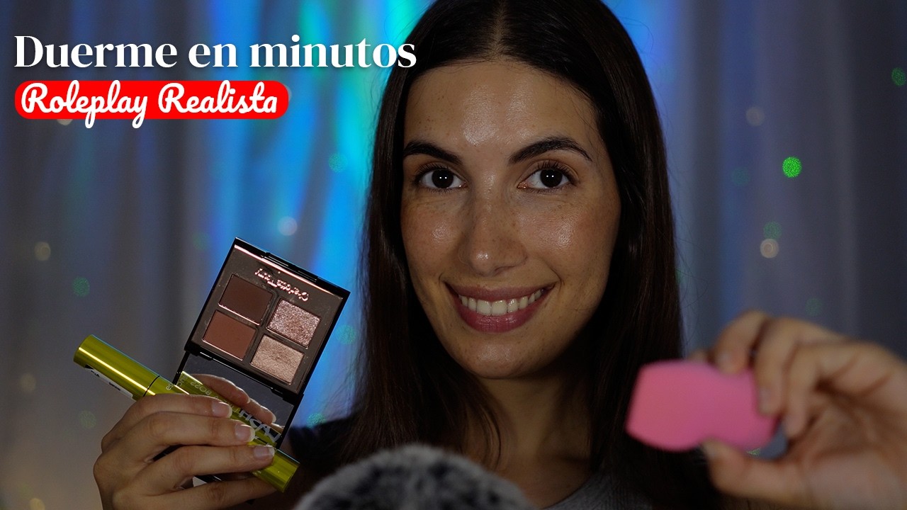 ASMR para Dormir Rápido (Layered Sounds) - Roleplay Tu Mejor Amiga te Maquilla 🥰 - YouTube
