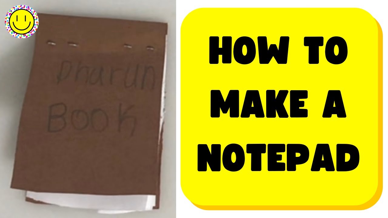 Super Crafts - How to Make a Notepad - YouTube
