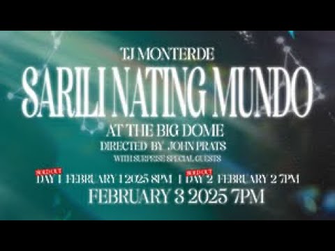 Sariling Mundo Live @ Smart Araneta Coliseum | TJ Monterde in Sarili ...