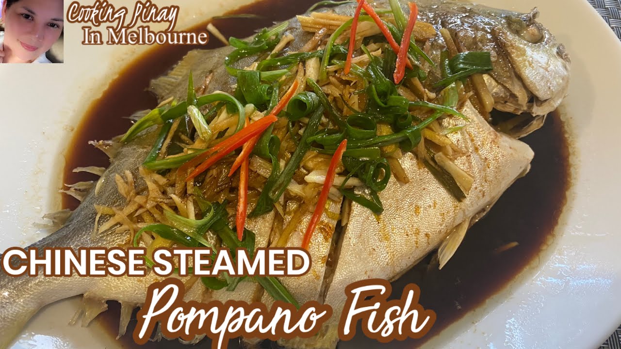 CHINESE STEAMED POMPANO | | STEAMED FISH | Cooking Pinay - YouTube