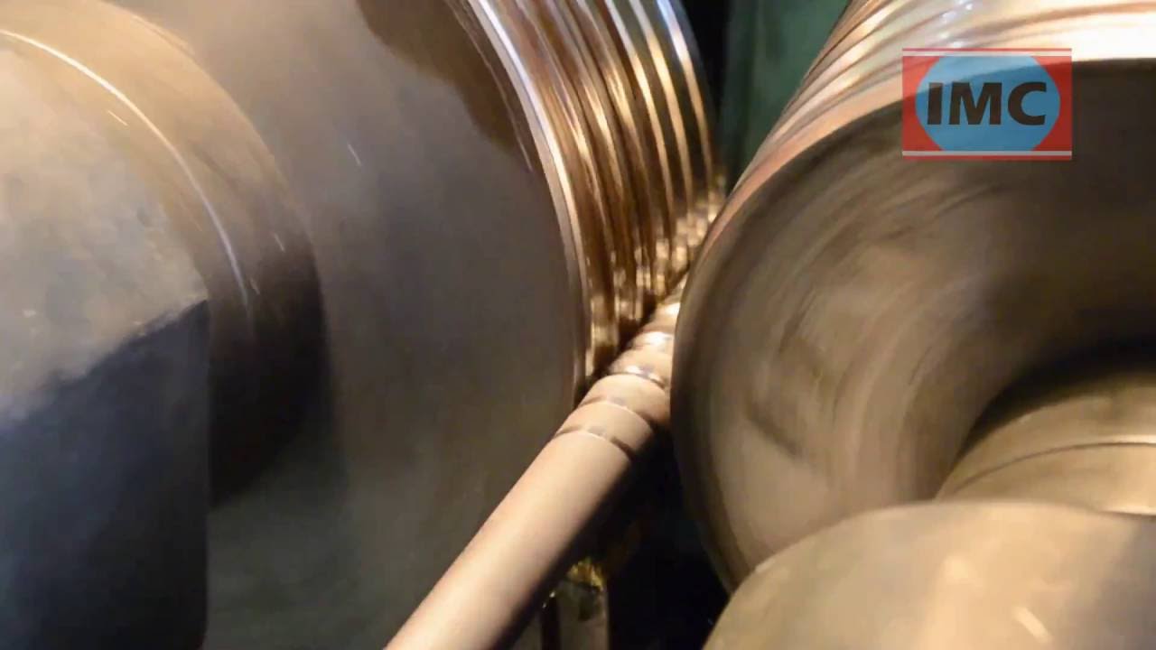 Tie Rod Hydraulic Thread Rolling Machine - YouTube