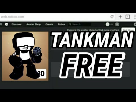 How to make Tankman from Friday Night Funkin in Roblox for FREE - YouTube