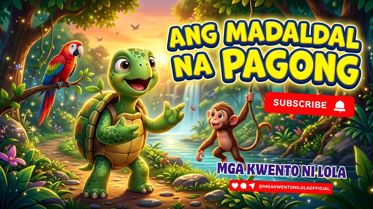 Ang Madaldal na Pagong #mgakwentonilola - YouTube