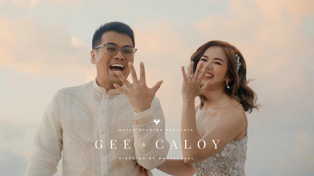 Gee and Caloy's Wedding Video by #MayadCarl - YouTube