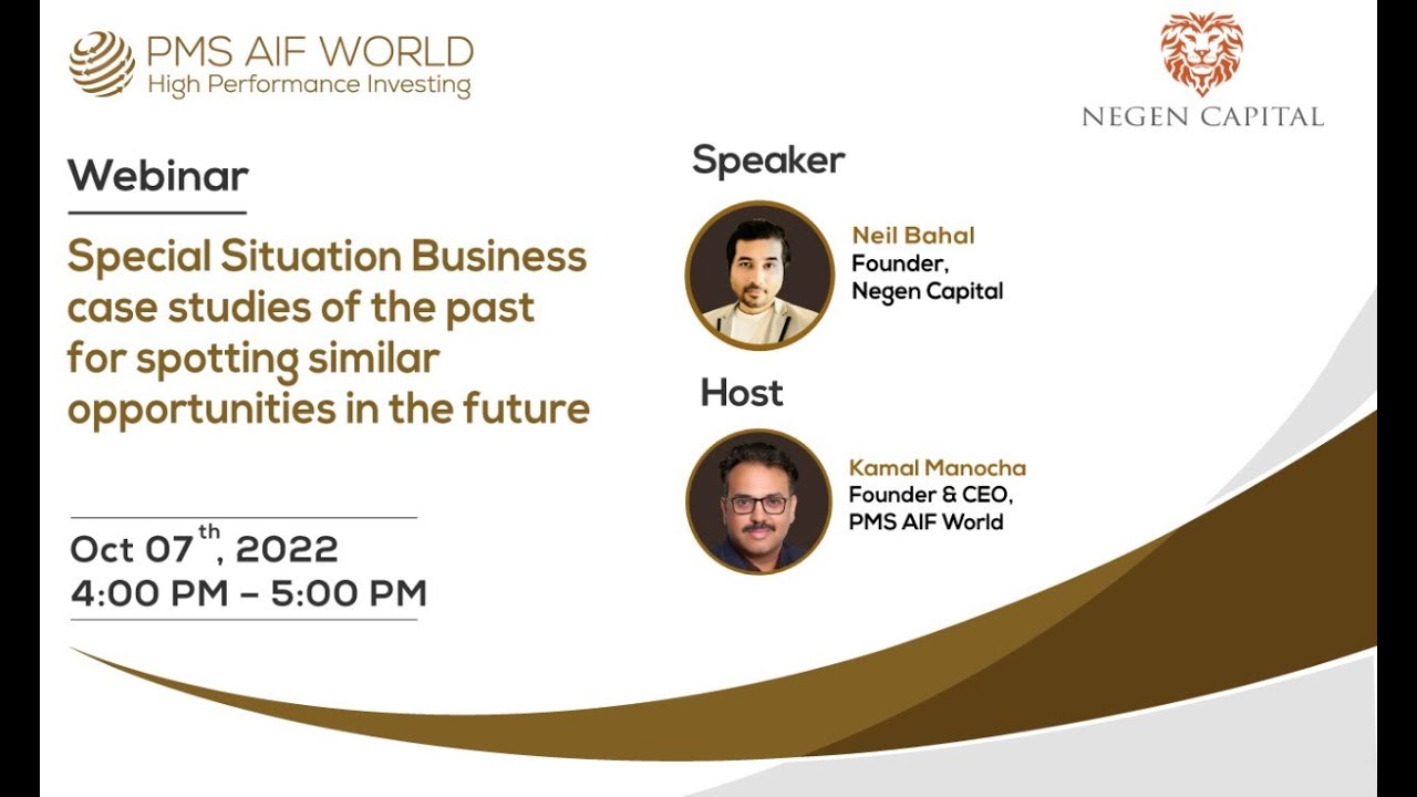 Special Situations based Value Investing through Negen Capital PMS ...