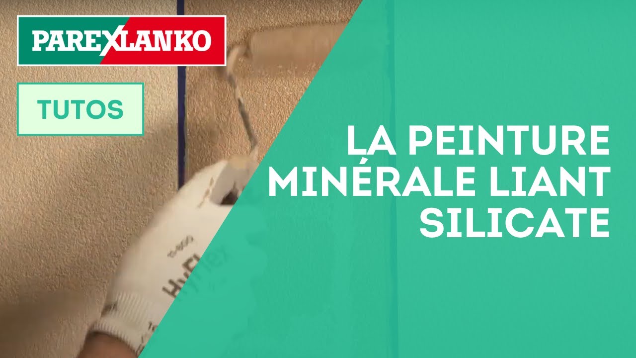 La peinture minérale liant silicate, SILICANE LISSE - YouTube