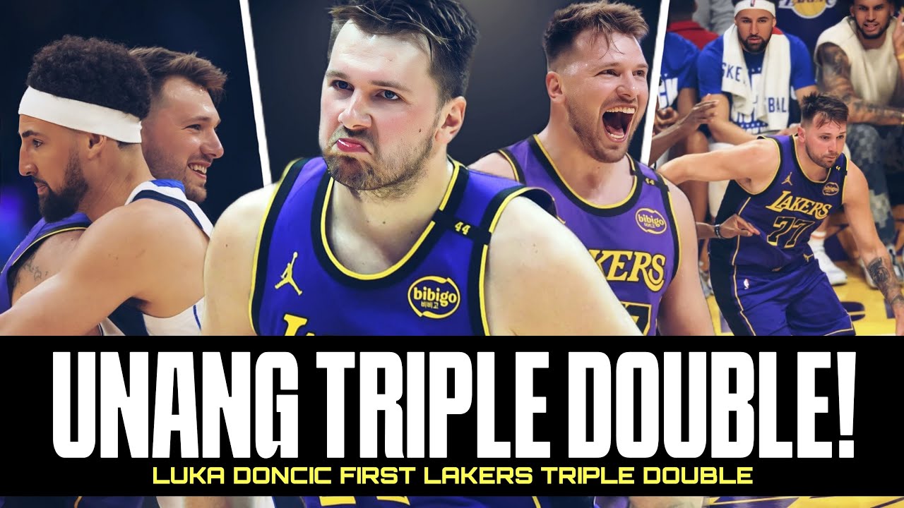 Luka’s FIRST TRIPLE DOUBLE sa Lakers! Ang GAGANDA ng assists ni Luka ...