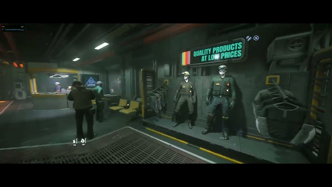 Star Citizen - Station (HUR L1) FPS test - YouTube