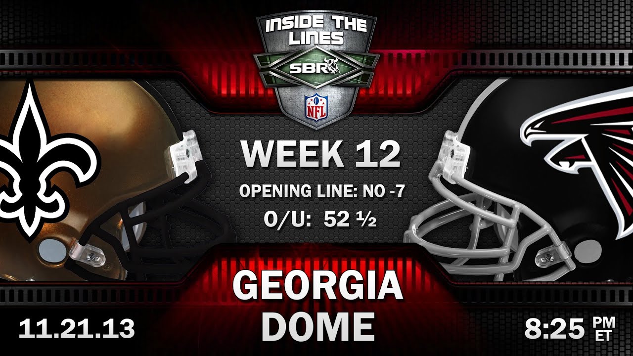 New Orleans Saints vs Atlanta Falcons NFL Week 12 Thursday Night ...