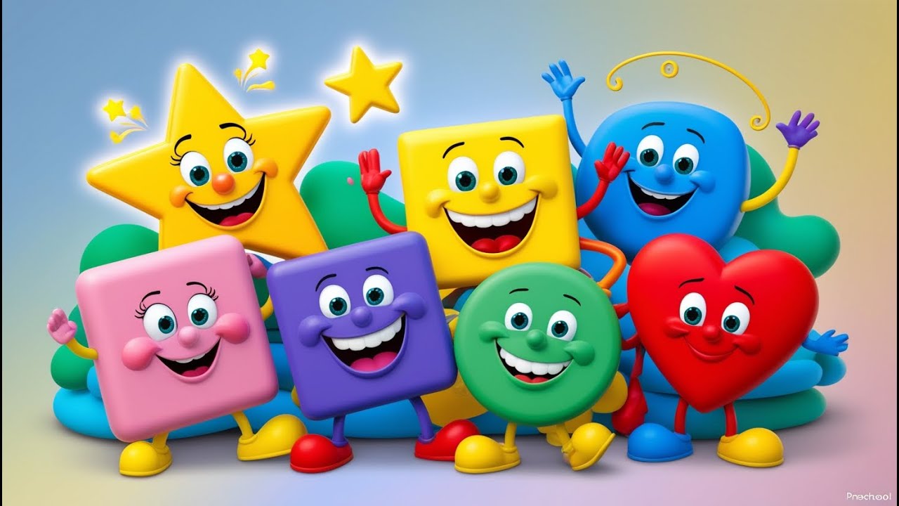 The Shapes Song-2 | Nursery Rhymes | Nursery Rhymes With Lyrics - YouTube
