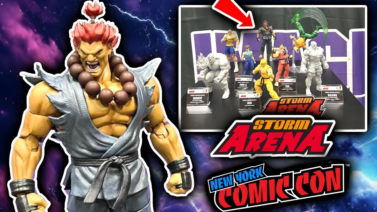 STORM ARENA STREET FIGHTER ALPHA 3 DARK STALKERS & MORE! NYCC BOOTH ...