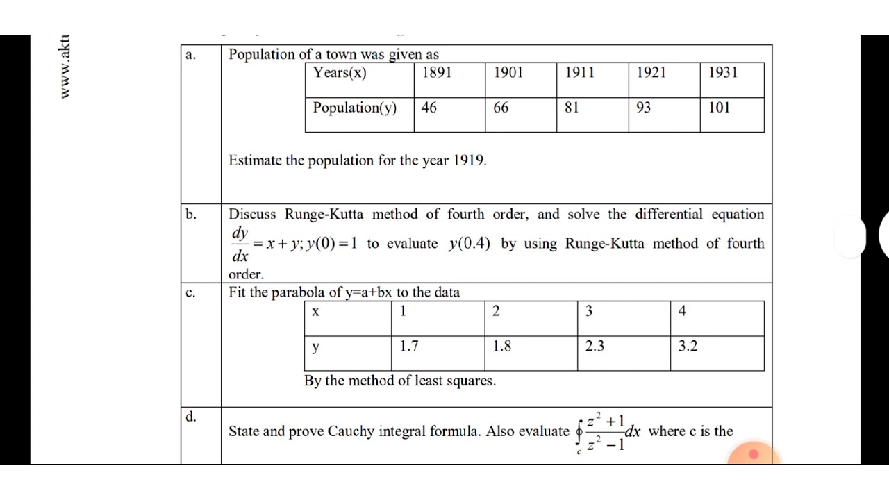 Engineering Mathematics 3SEM B.Tech || Mathematics previous question ...