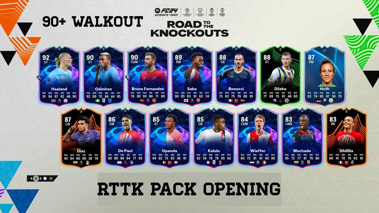 SUBITO WALKOUT 90+! RTTK Team 1 Pack Opening | EA FC 24 - YouTube