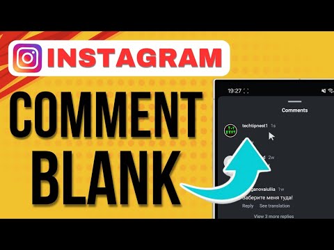 How To Post A Blank Comment On Instagram - YouTube