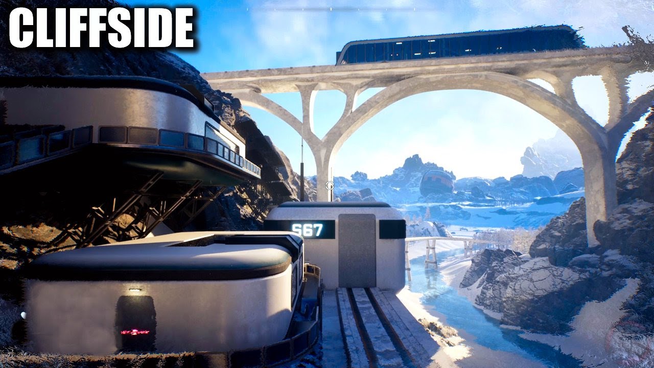 Cliffside Station in This Frozen World Survival Game - Heat Death ...