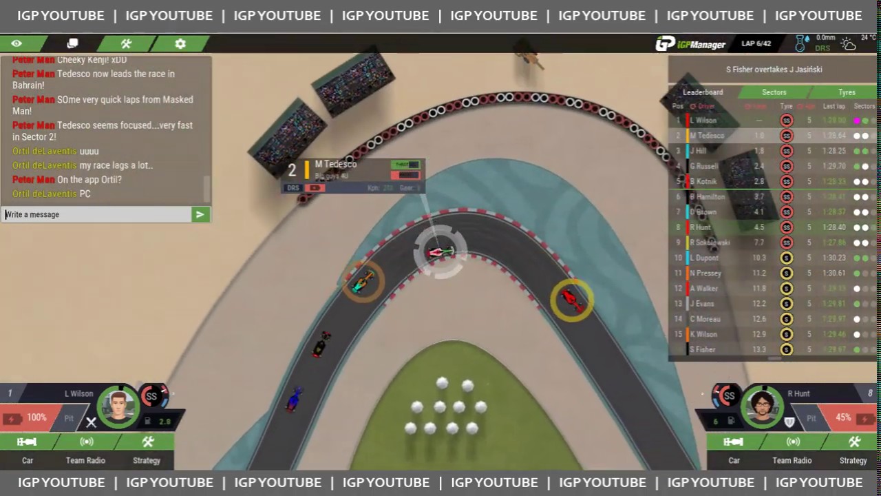 iGP YouTube Live Stream | iGP Manager | S17. Round 16: Bahrain - YouTube